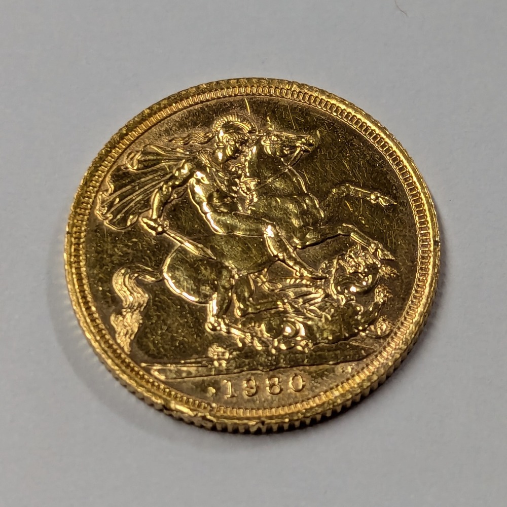 22ct 1980 Full Sovereign Gold Coin - Own4Less